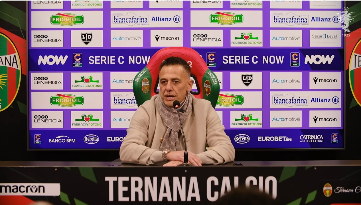 D'Alessandro: "oggi un Bignami di come poter battere questa Ternana ma ...